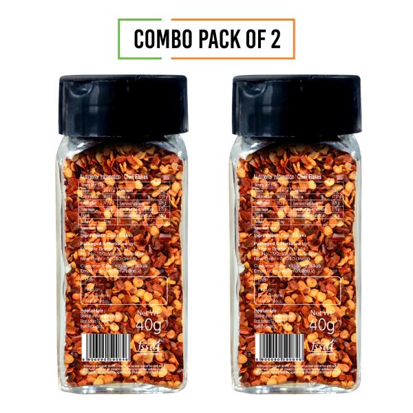 Chef Urbano Chilli Flakes Sprinkler 40g X 2 - JioMart