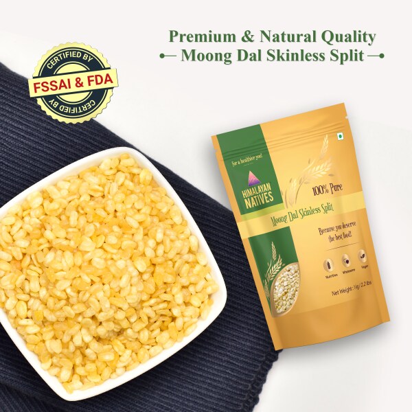 Himalayan Natives Moong Dal Skinless split - 500G - JioMart