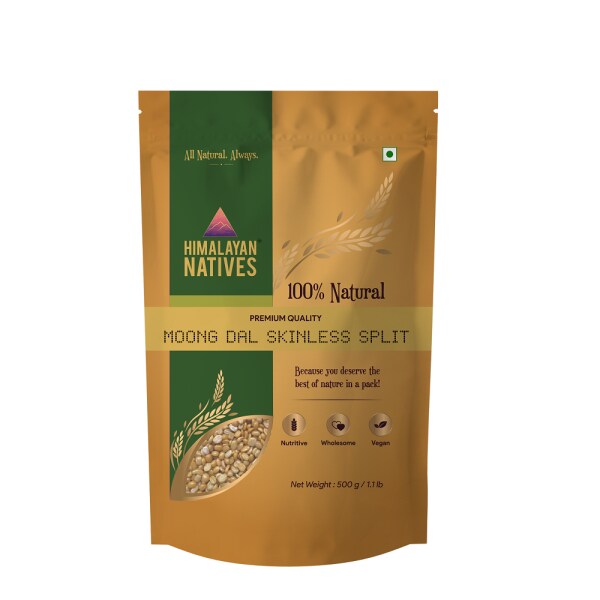 Himalayan Natives Moong Dal Skinless split - 500G - JioMart