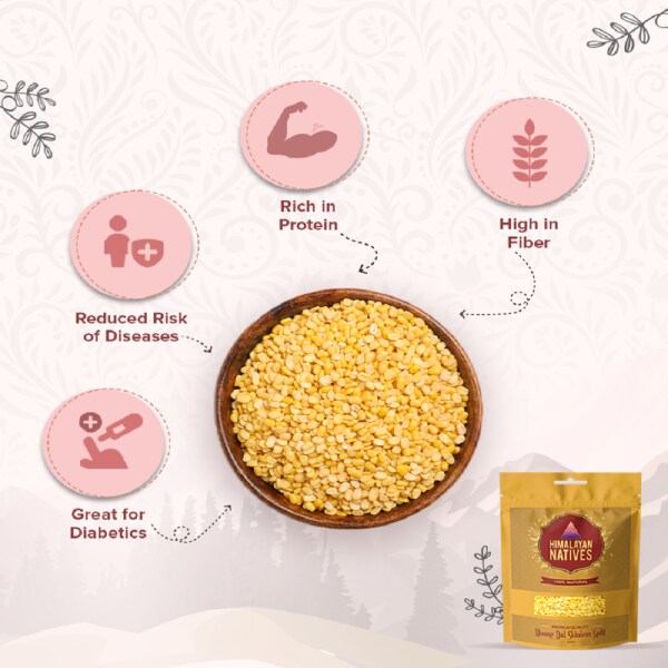Himalayan Natives Moong Dal Skinless split - 500G - JioMart
