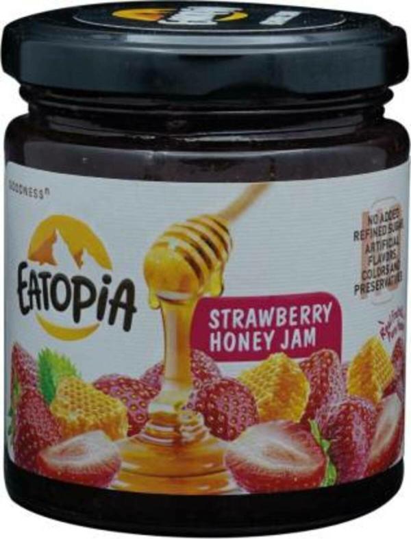 Eatopia Strawberry Honey Jam - 240 Gm - JioMart