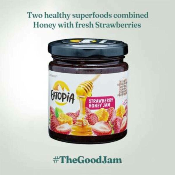 Eatopia Strawberry Honey Jam - 240 Gm - JioMart