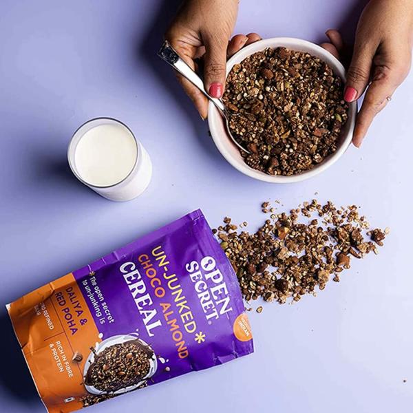 Open Secret Breakfast Cereal - Nuts & Seeds, Dried Fruits, Oats, Red ...