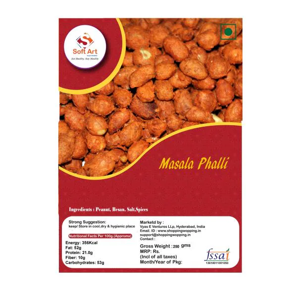 SoftArt Tasty Chatpata Masala Phalli/Peanuts - JioMart