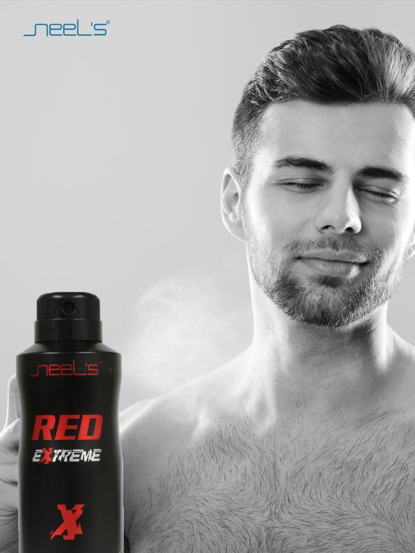 neel's RED EXTREME Deodorant PACK OF 2 Body Spray - For Men (400 ml ...