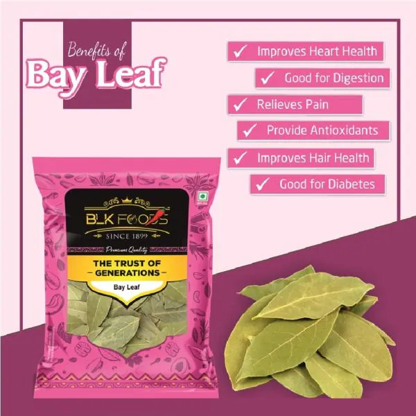 BLK Foods Select Bay Leaf (Tej Patta) 100g - JioMart