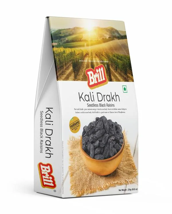 Brill Kali Drakh Seedless Black Raisins 250g - JioMart