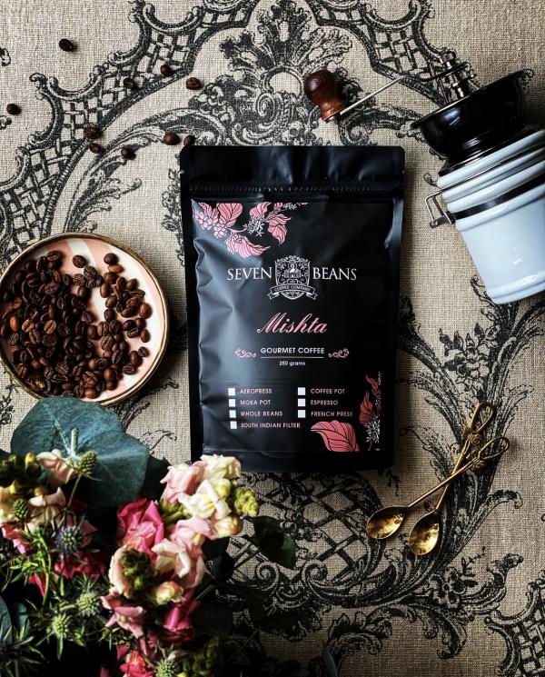 Seven Beans Coffee Company" Mishta" | Monsoon Malabar Blend| Gourmet ...
