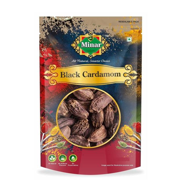 Minar 100% Natural Black cardamom (Badi Elaichi) 500g Pack of 1 - JioMart
