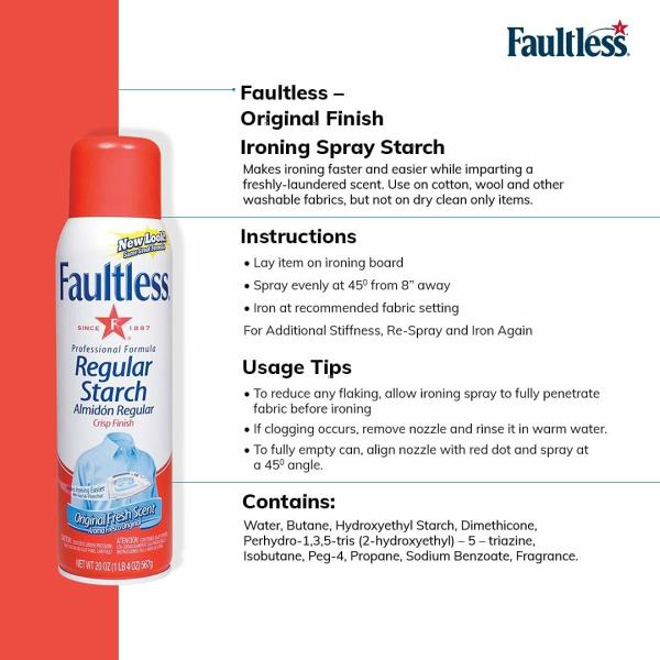 Faultless Instant Fabric Regular Starch 567 gm - JioMart
