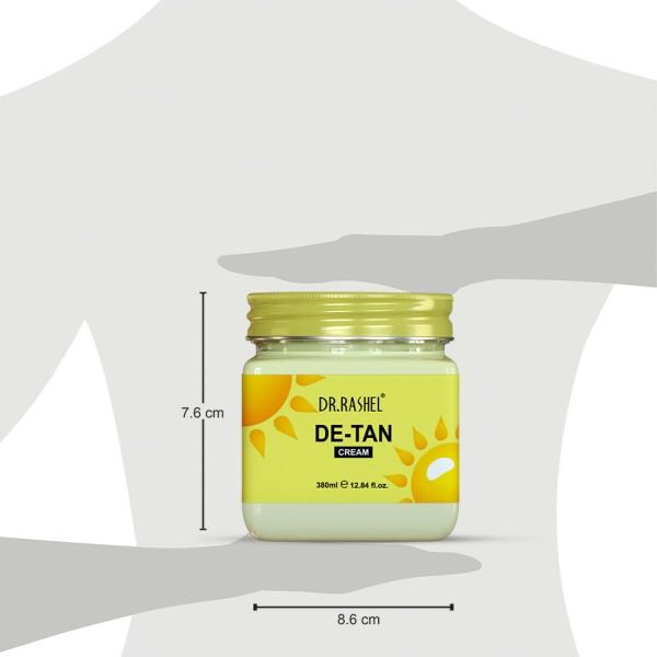 DR.RASHEL De-Tan Face Cream For Women and Men (380 Ml) | All Skin Types ...