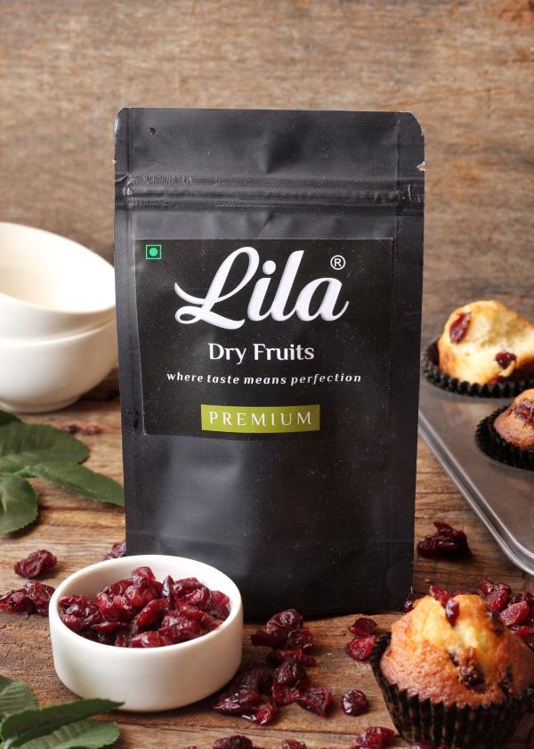 LILA DRY FRUITS Premium Californian Dried and Sweet Sliced Cranberries ...