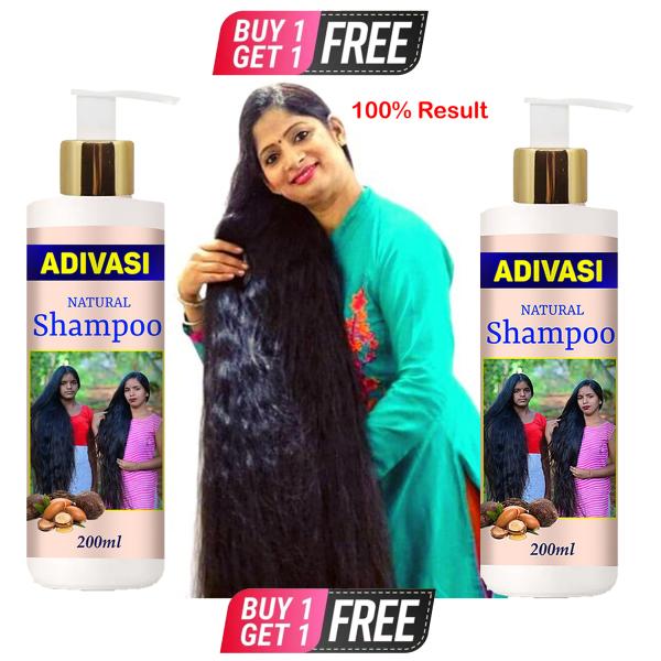 Adivasi Neelambari Herbal shampoo for Dandruff Control, Hair Regrowth ...