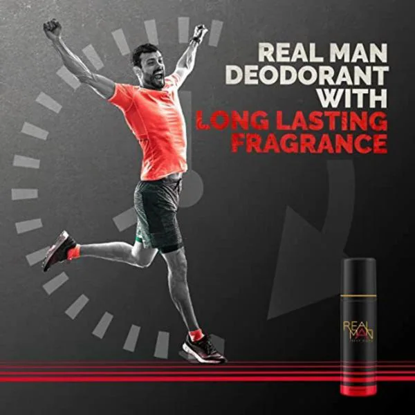 Real Man Fresh Mood Deodorant Body Spray For Men 400ml 2 Pc - JioMart