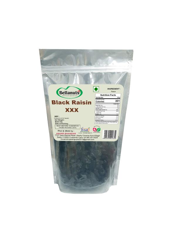 BELLANUTS Black Raisin XXX(500g) Super Bold I Kali Kismis - JioMart