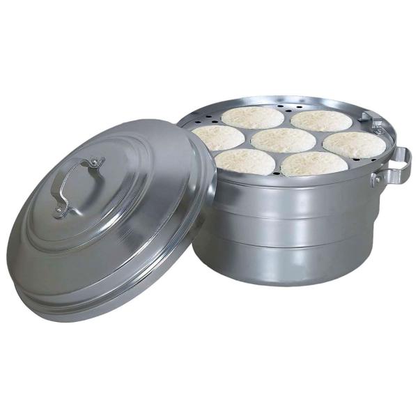 Subaa Standard Anodised Aluminium Idly MakerCooker 10 Idly Pot(1.2 Kg ...