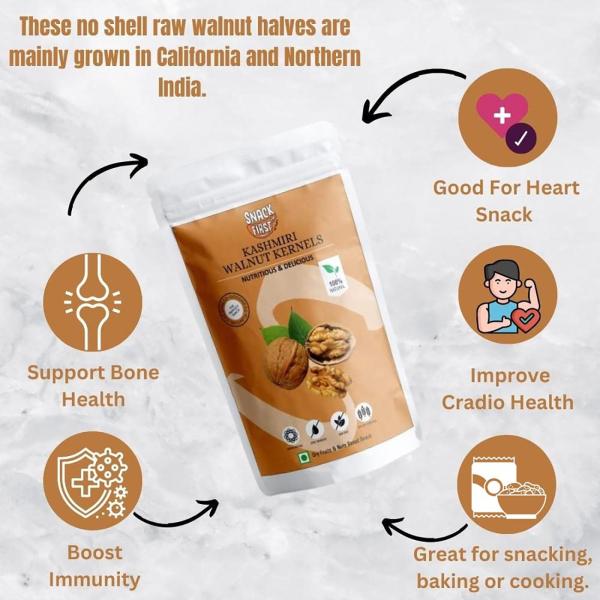SNACK FIRST Kashmiri Walnut Kernels - 500 gm - JioMart