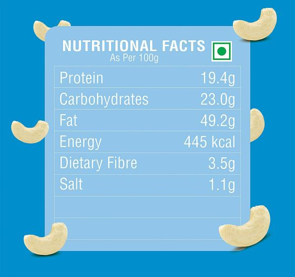 Wondernut Premium California Almond and Cashew Nut Combo 500g (Pack of ...