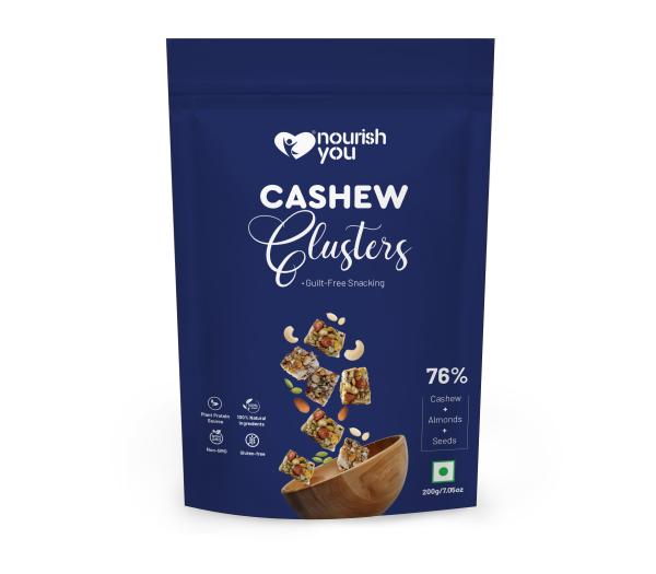 NOURISH YOU CASHEW CLUSTER 200G - JioMart