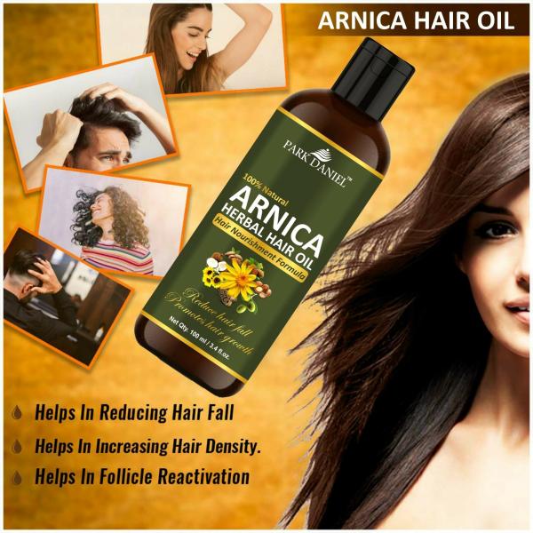Park Daniel Pure And Natural Arnica Herbal Hair Oil And Himalayan Rose ...