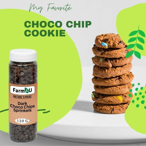 FARM4U Pack of 2 Dark Choco Chip, White Choco Chip Sprinkler for Cakes ...