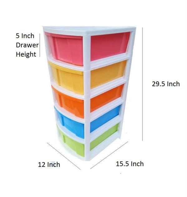 Aristo Multicolour Plastic Drawer System Organizer Standard - JioMart