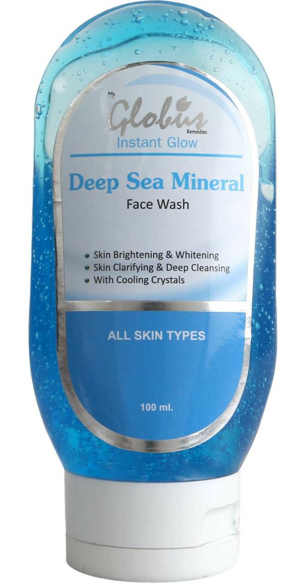 Globus Deep Sea Mineral All Skin Type Face Wash (Pack Of 3, 100 Ml ...