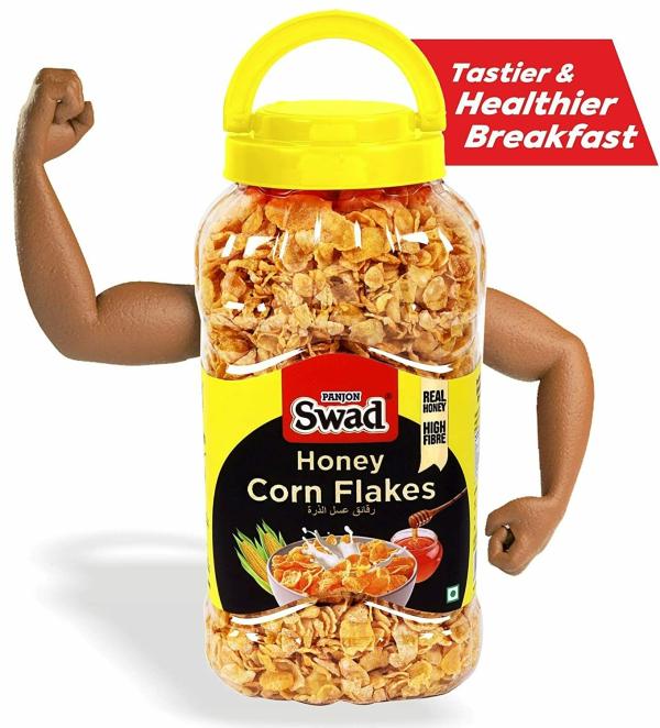 Swad Honey Corn Flakes & Fruit Rings N Balls (Multigrain Breakfast ...
