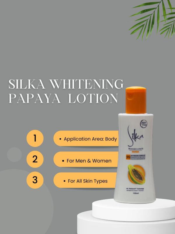 Queue Silka Papaya Full Body Whitening Lotion 200ml - JioMart