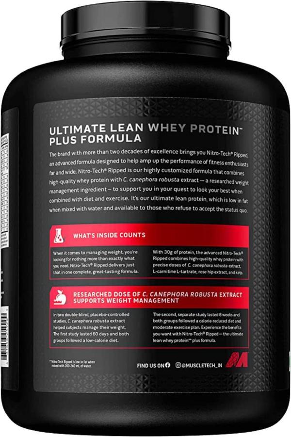 Muscletech Nitrotech Ripped Post Workout Muscle Support Chocolate Fudge ...