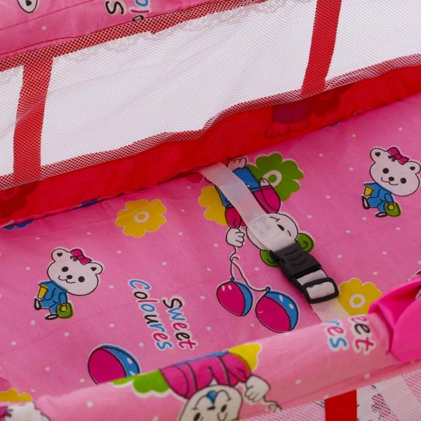 DUGGY NEWBORN BABY SMILE CRADLE FOR KIDS 555 (Pink) - JioMart