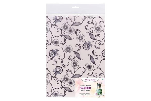 Honey Sweets Edible Cake Topper Wafer Paper Sheets Eatable Printed ...