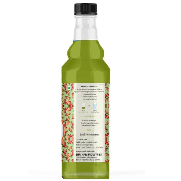 Agri Club Green Apple Sharbat 1ltr - JioMart