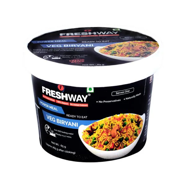 Freshway Ready to Eat Combo (Veg Biryani Box, Pav Bhaji, Tawa Masala ...