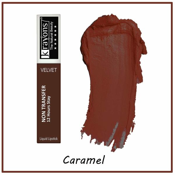 Krayons Power Stay Nontransfer 12hrs Stay Velvet Matte Liquid Lipstick ...