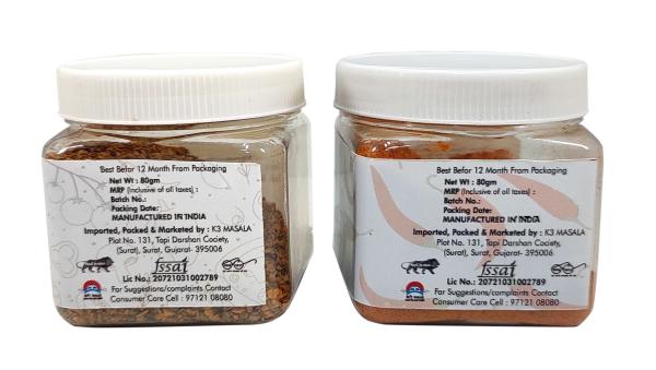 K3 Masala Peri-Peri (100gm) , Pizza Seasoning Spice Mix(100g) (Pack of ...