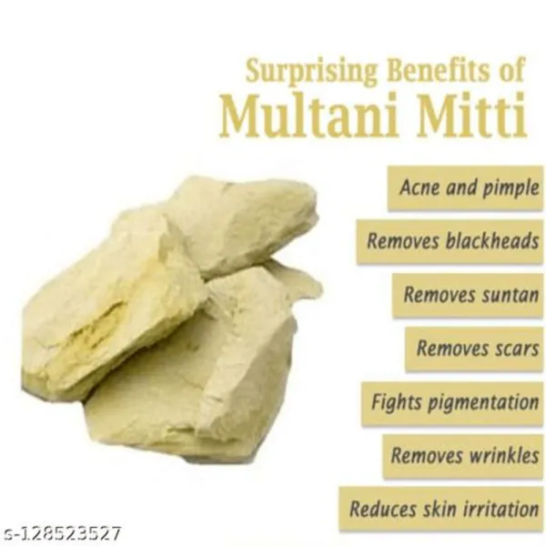 G.L.T. Multani Mitti Stone Pure Herbal Multani Mitti Stone Form/Multani ...