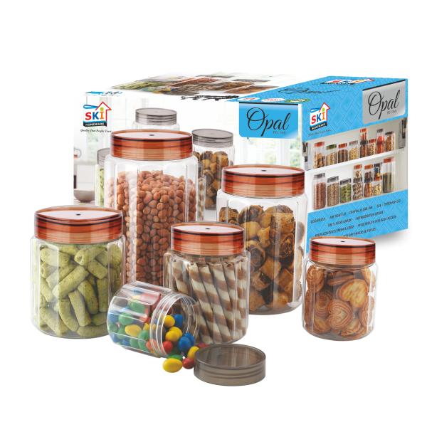 SKI Opal Container 18 Pcs Set - JioMart