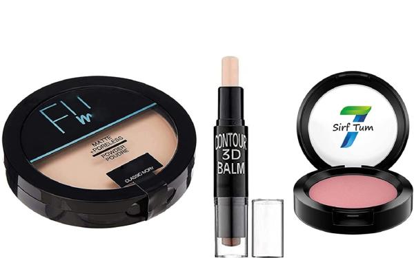 SIRF TUM 7 Fitme Oil Control Compact Powder-Contour Stick Highlighter ...