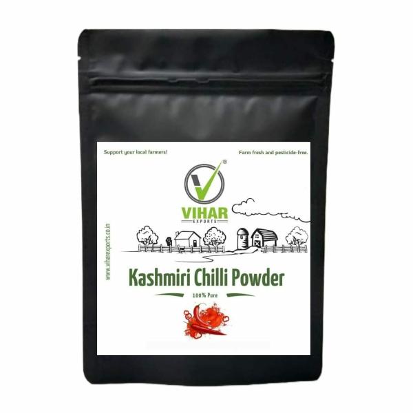 Vihar Exports Authentic Kashmiri Chili Powder | Flavourful and Aromatic ...