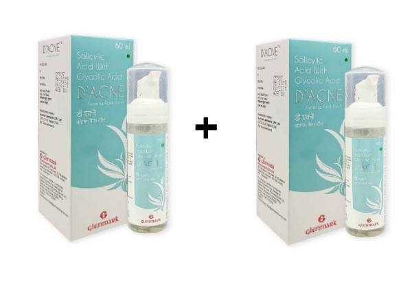 D Acne Foaming Face Wash - 60ML (PACK OF 2) - JioMart