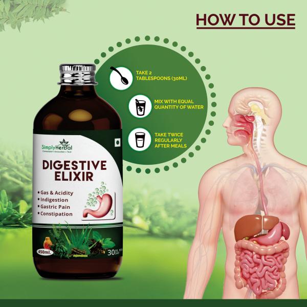 Simply Herbal Ayurvedic Digestive Syrup - 450 ml - JioMart