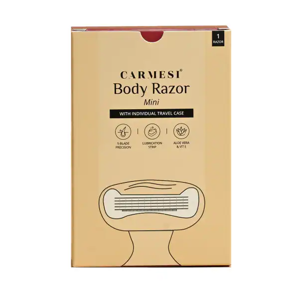 Carmesi Body Razor for Women's Hair Removal| Aloe Vera & Vit E | 1 Pc ...