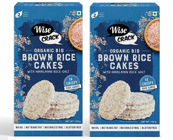 WiseCrack|Organic Rice Cakes -Brown Rice|Gluten Free, No transfat, No ...