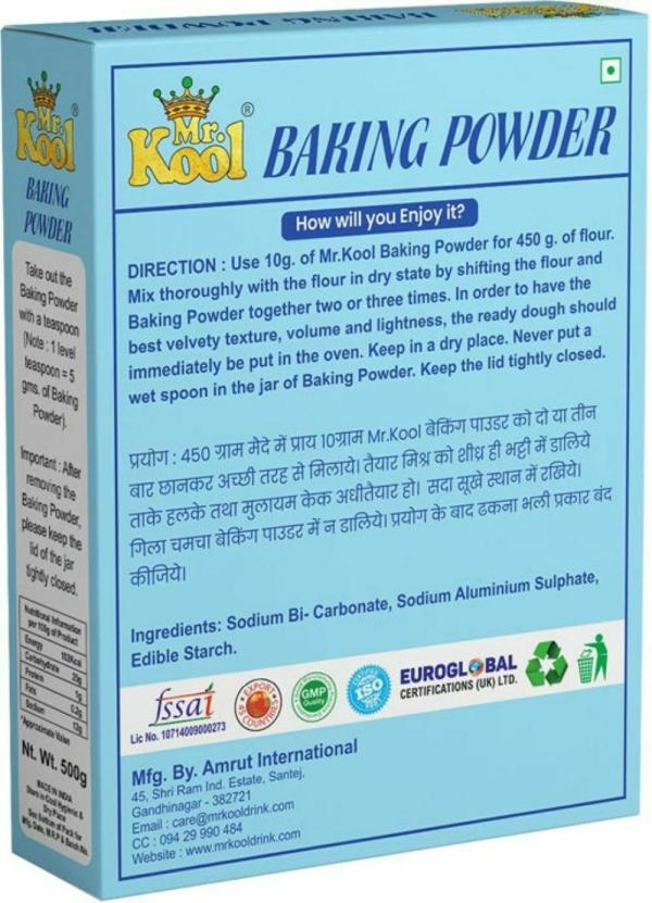 Mr. Kool Premium Double Action Cake Baking Powder - JioMart