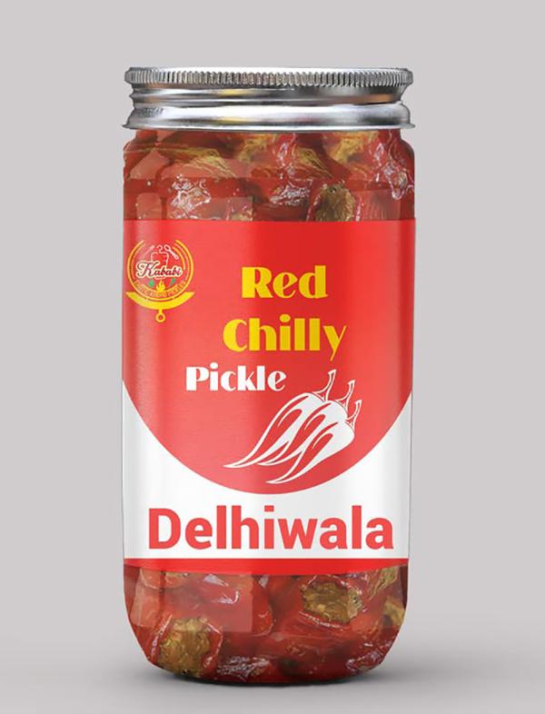 Kababi Delhiwala Red Chilli Pickle Homemade Fresh Red Chilli or ...