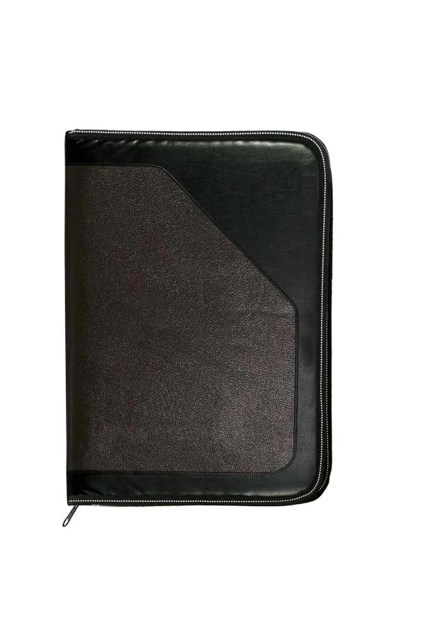 Tulman Brown PU Leather A4 Size Multipurpose File Folder for Executive ...