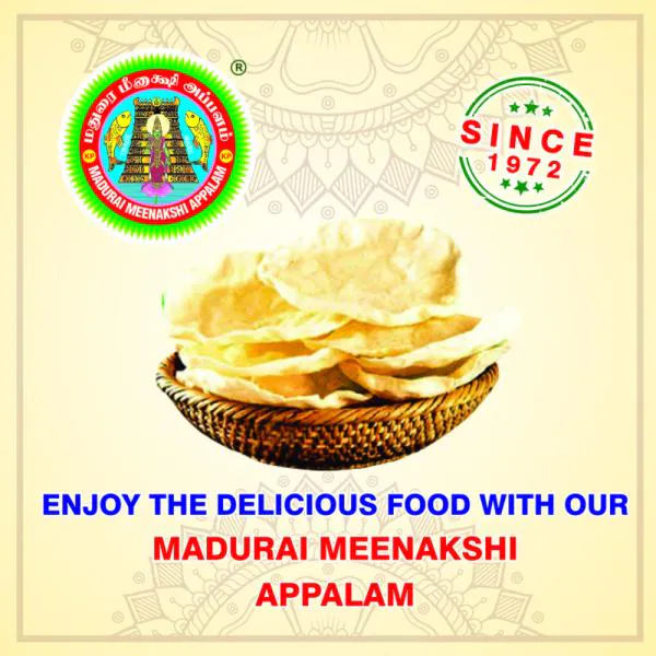 Madurai Meenakshi Appalam 100 g - JioMart
