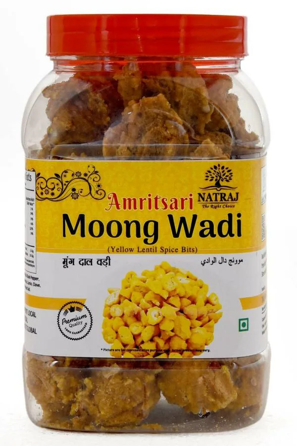 Natraj The Right Choice Amritsari PUNJABI Moong Dal Wadi / Badi / Mung ...