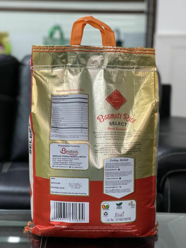 Gold Farm Select Basmati Rice 10kg - JioMart